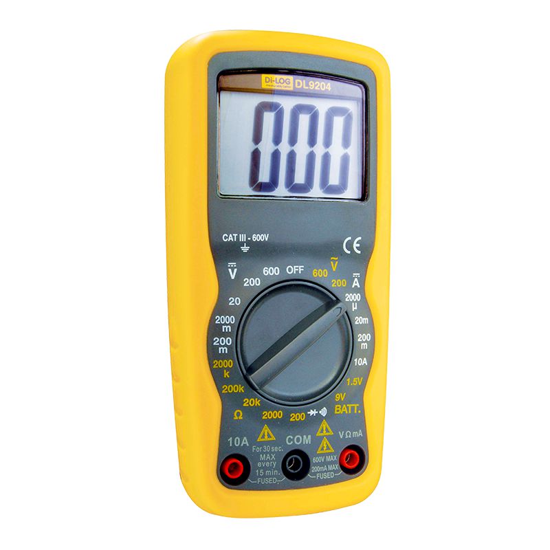 Di-Log DL9204 Compact Manual Ranging 600V Multimeter – www.fusebox.shop