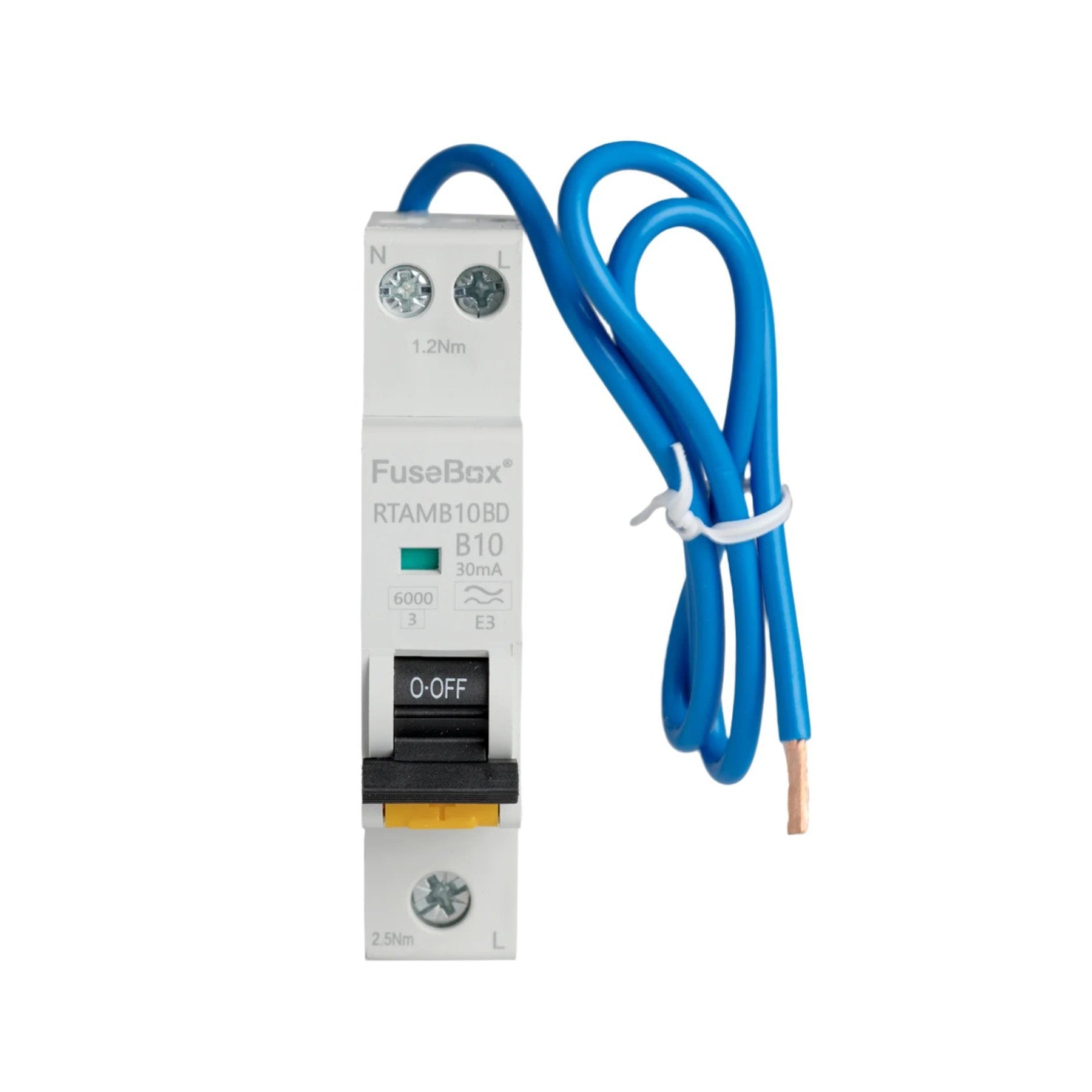 FuseBox Bidirectional Mini RCBO B Curve 6kA 30mA – www.fusebox.shop