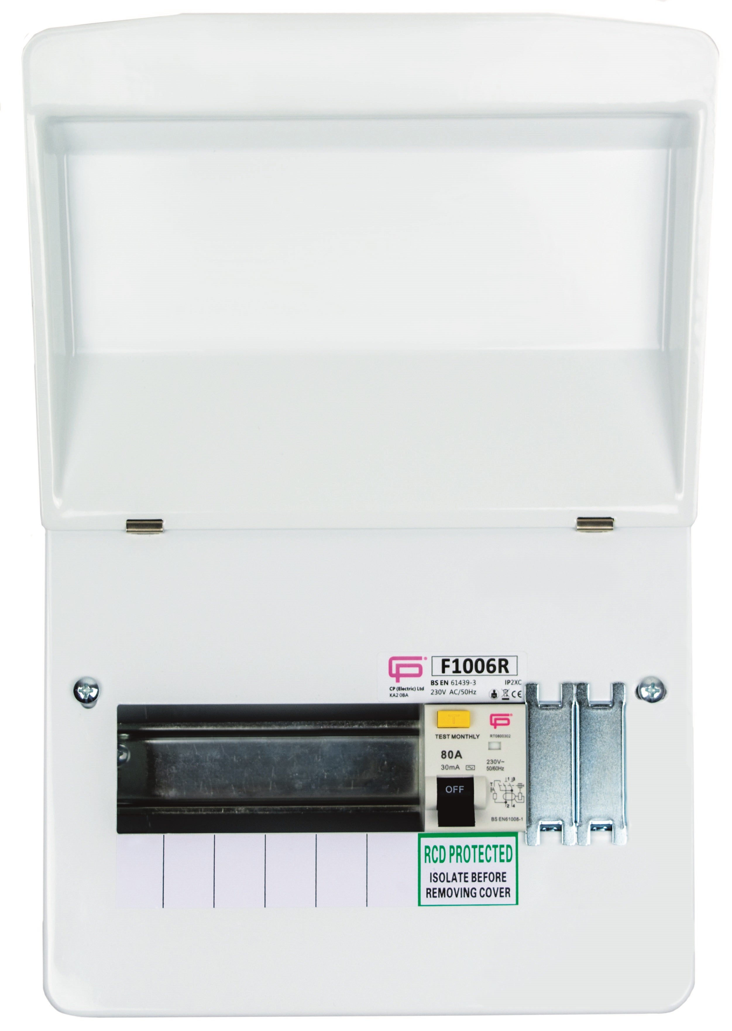 Fusebox F1006R 6 Way 63A RCD Consumer Unit – www.fusebox.shop