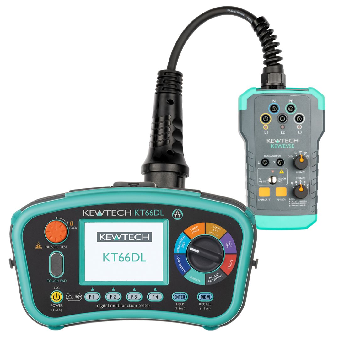 Kewtech KT66DL Multifunction Tester & KEWEVSE – www.fusebox.shop