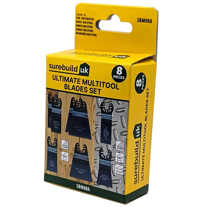 Surebuild SBM08A 8pc Ultimate Multi-tool Blades – www.fusebox.shop