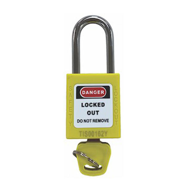 TIS TISLY1 Yellow Steel Safety Lock – www.fusebox.shop